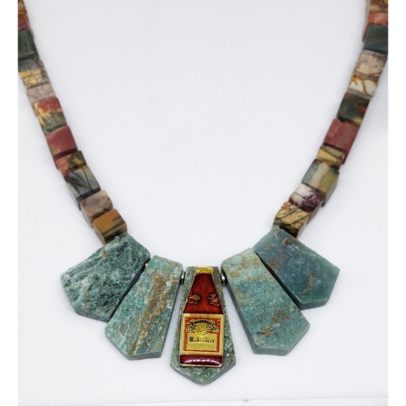 coiledfusionjewelry | Jewelry | Artisan Vintage Budweiser Jasper ...